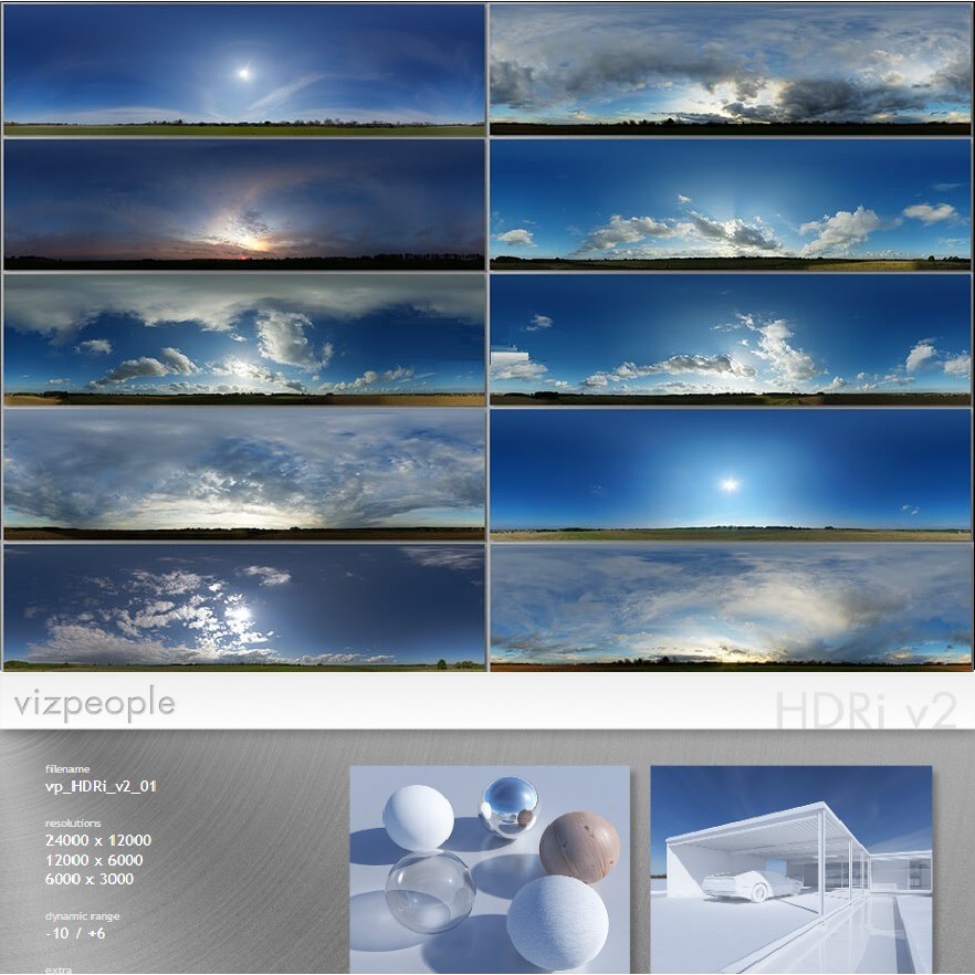 Sketchup | Vray | 3Ds Max | Enscape | Skydome panorama | SKY HDRi ...
