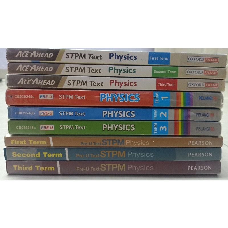 STPM PHYSICS {OXFORD/PELANGI/PEARSON} reference 📚📖 SEM 1,2,3 | Shopee ...
