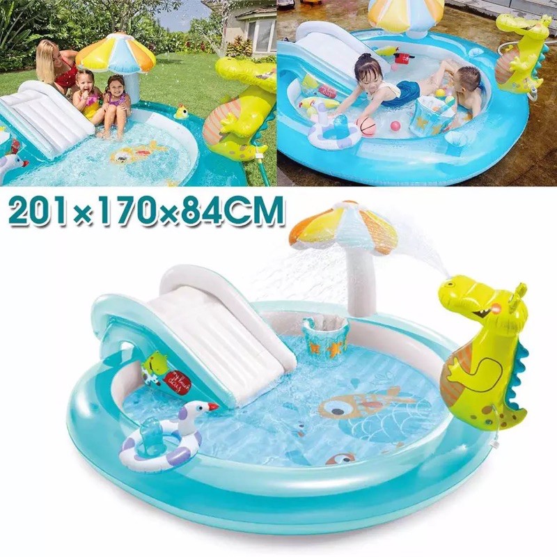 Intex Original Gator Play Center Pool Swimming Pool Kolam Renang Kanak ...