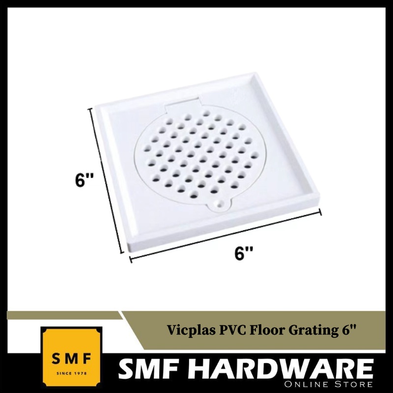 Vicplas PVC Floor Grating Trap 6'' ; PVC Perangkap Lantai | Shopee Malaysia