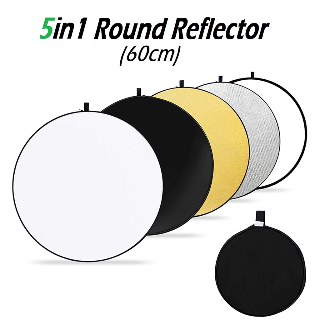 GODOX 7-in-1 7in1 / 5-in-1 5in1 Collapsible Round Oval Portable Photography Reflector Disc Light ...