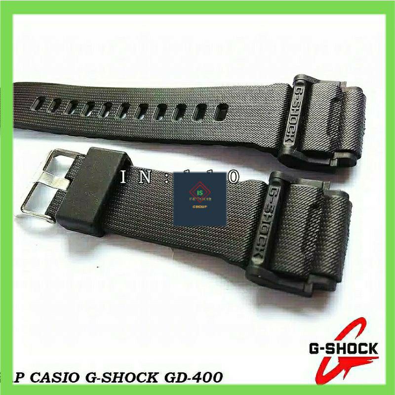 Casio GD-400 GD400 WATCH STRAP CASIO GSHOCK GD400 WATCH RUBBER STRAP ...