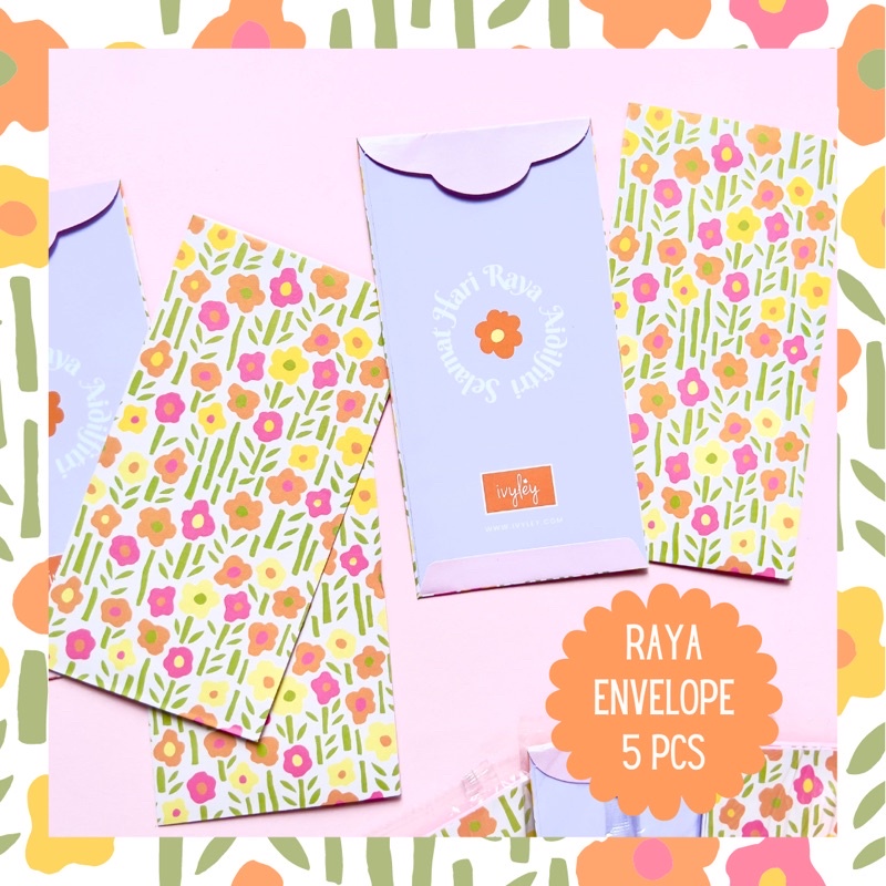 ivyley.co Raya Envelope 2022 Edition - Fun Flowers | Shopee Malaysia