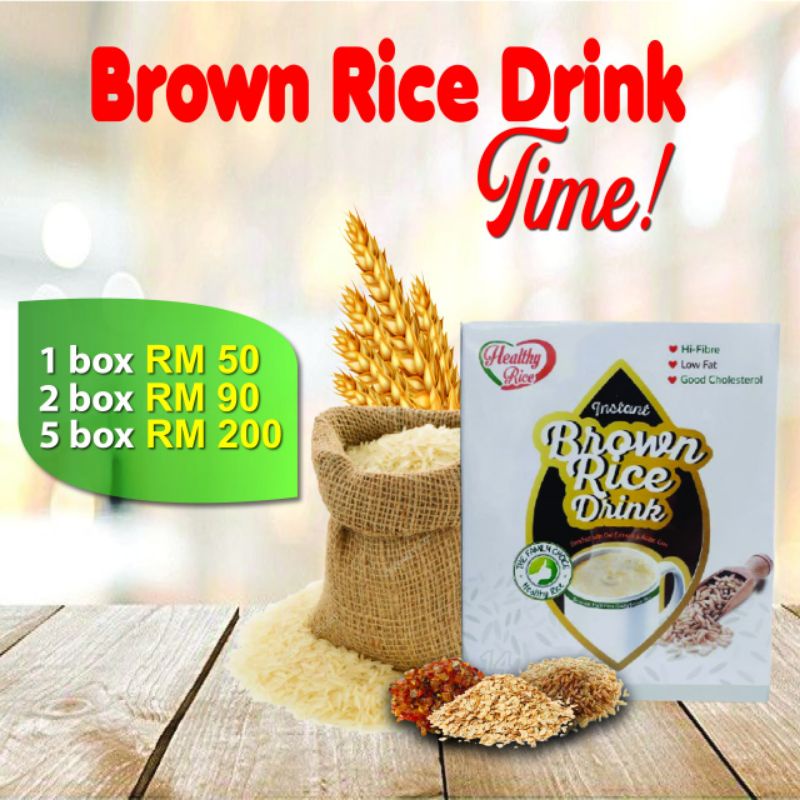 MINUMAN BERAS PERANG (HEALTHY RICE) (5 KOTAK) | Shopee Malaysia