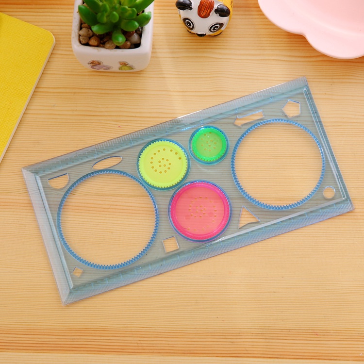 Magic Ruler Spirograph Geometric Design Ruler Pattern Ruler Drawing ...