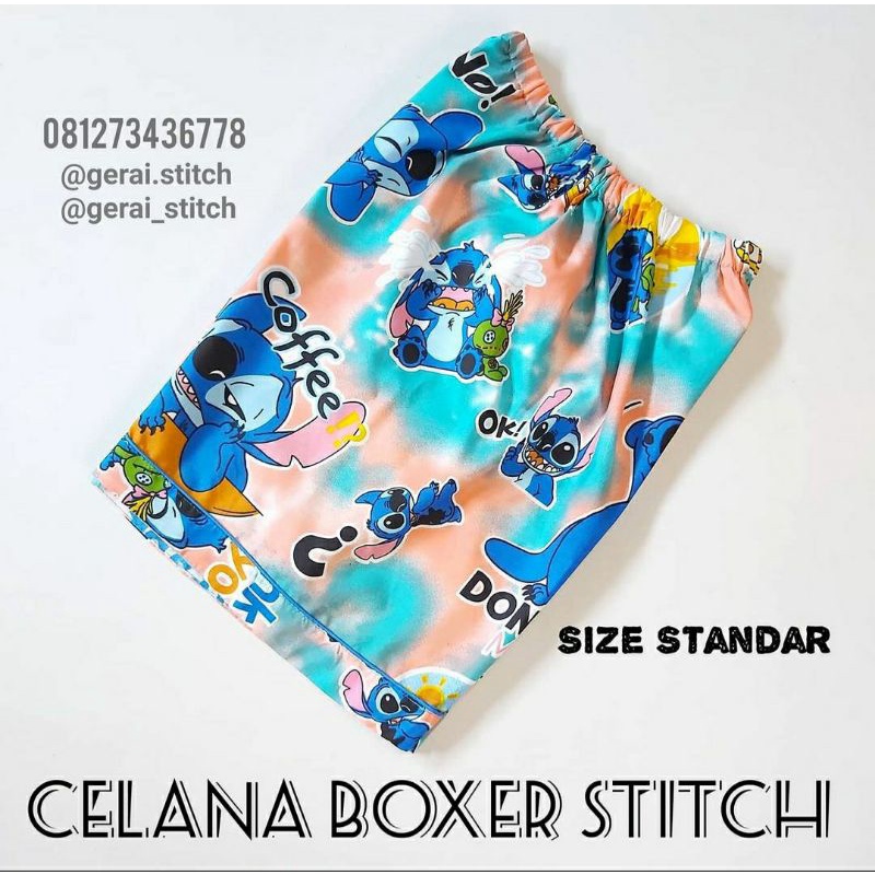 Boxer stitch, stitch Shorts, stitch Shorts, lilo stitch | Shopee Malaysia