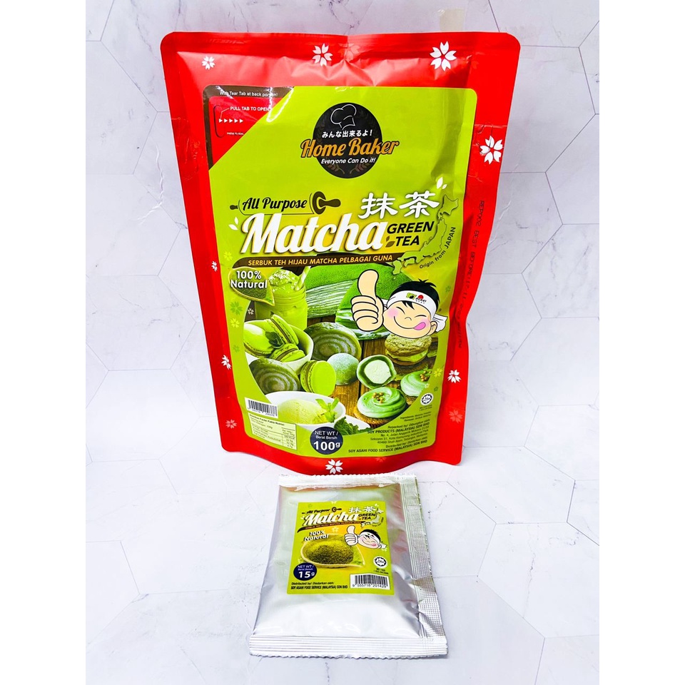 Natural Home Baker Soy Asahi All Purpose Matcha Green Tea Powder Origin ...