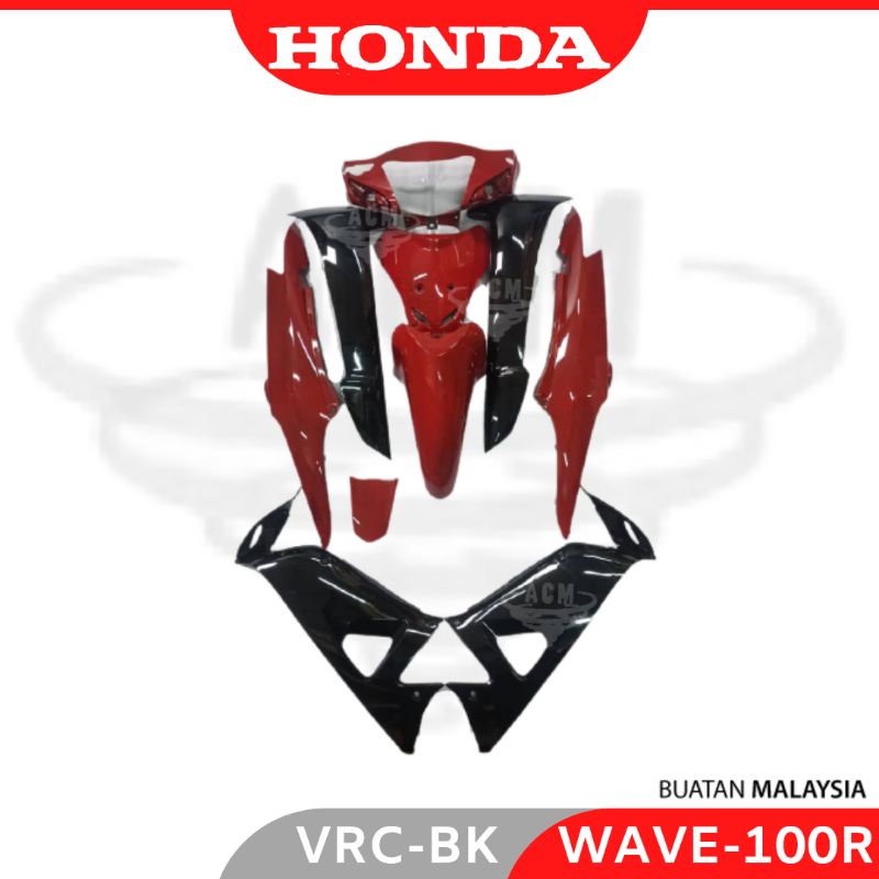 HONDA Wave100R Body Cover Set Coverset Body Kit Color Parts Wave 100 R ...