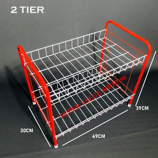 Rak Pinggan Rak Baju Kitchen Rack Saiz Sinki | Shopee Malaysia