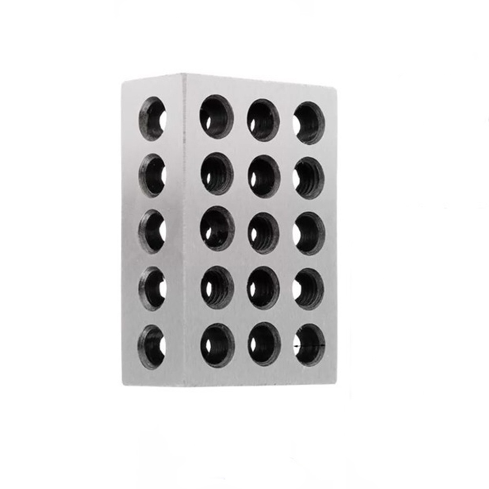 2pcs/set 23 holes Precision 25-50-75mm Blocks parallel clamping block ...