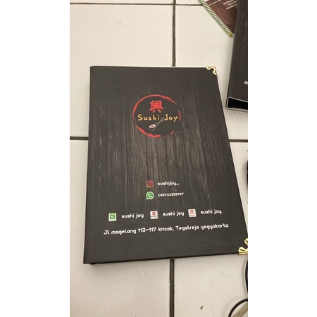 Custom logo menu Book Cover | Shopee Malaysia
