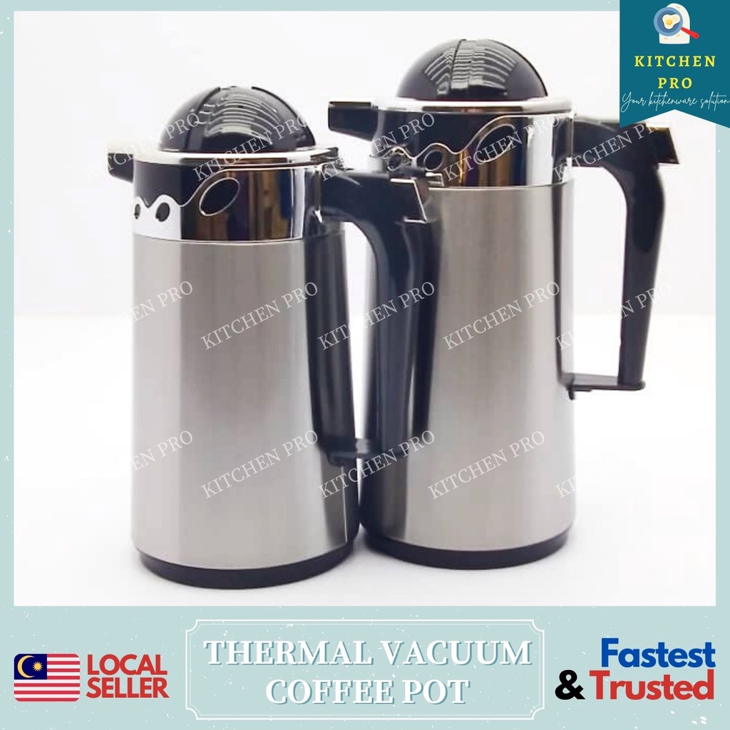 𝐊𝐈𝐓𝐂𝐇𝐄𝐍 𝐏𝐑𝐎 | Stainless Steel Vacuum Thermos Coffee Pot / Hot And Cold ...