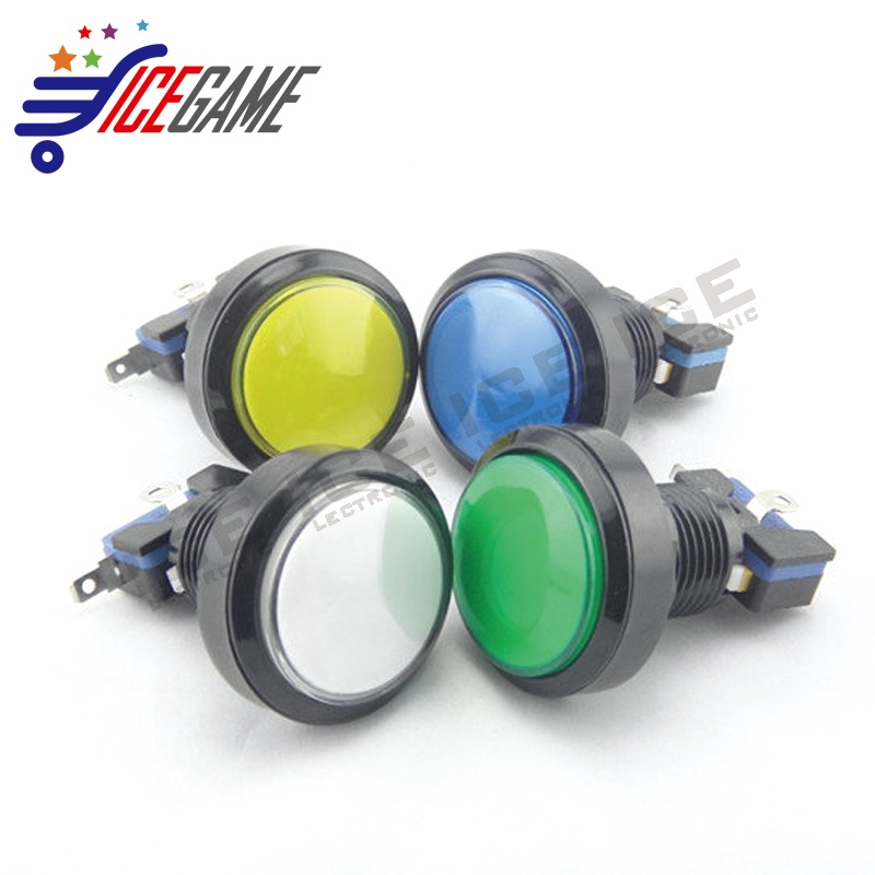 5pcs a lot 46mm Yellow Cap Momentary Illuminated Push Button Switch ...