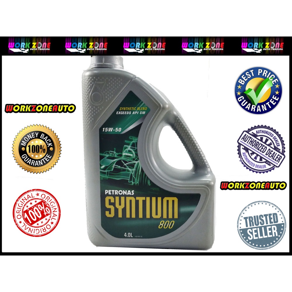 ((Old Stock Clearance)) Petronas Syntium 800 Semi Synthetic Engine Oil ...