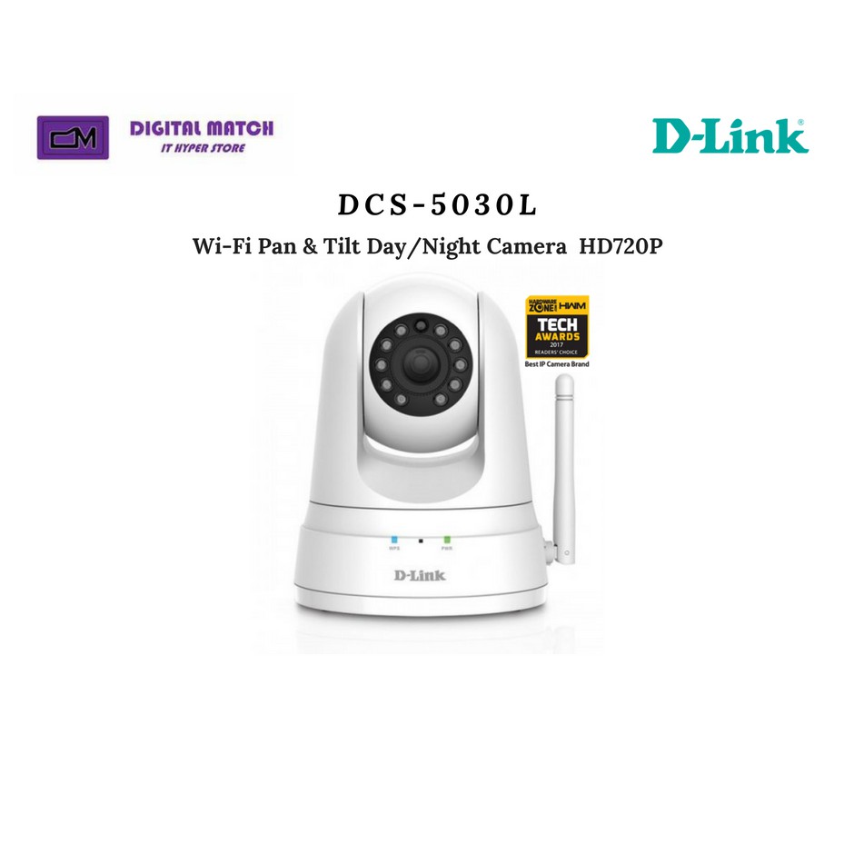 D-Link DCS-5030L IP Camera Wireless N Day & Night Pan & Tilt HD 720P | Shopee Malaysia