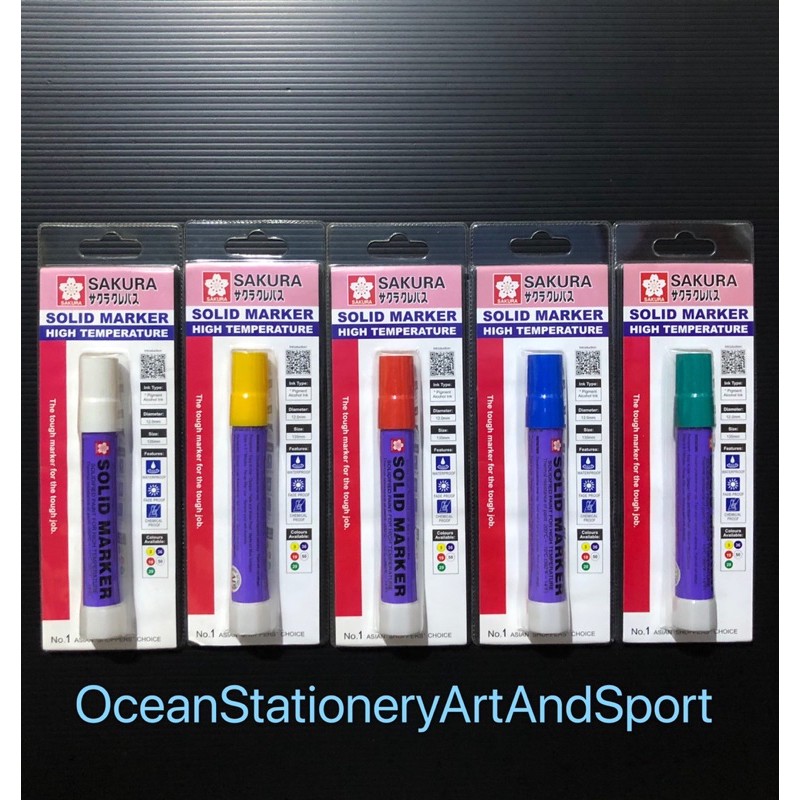 Sakura Solid Marker High Temperature | Shopee Malaysia