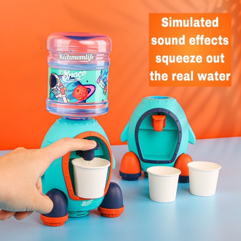 Pretend Play Kid Mini Water Dispenser Space Toy Water Beverage ...