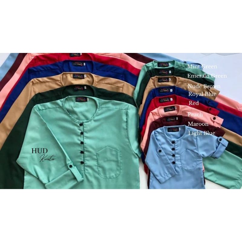 KURTA HUD PLAIN KIDS | Shopee Malaysia