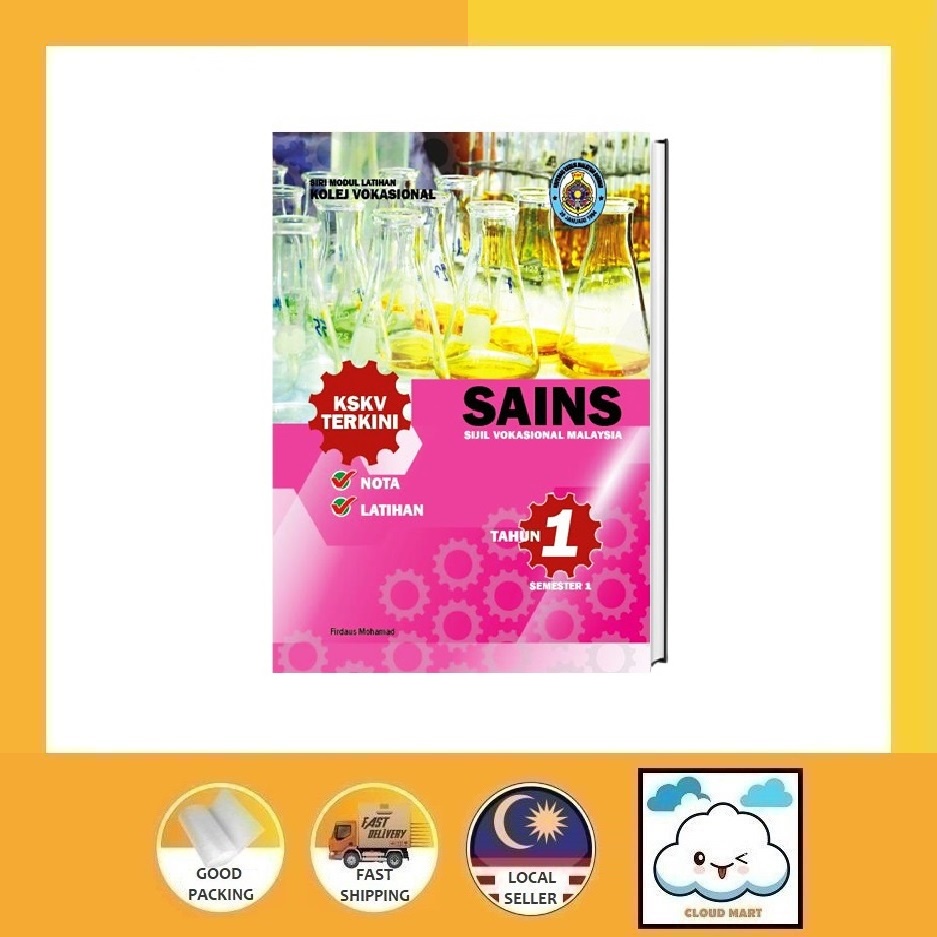 Buku Siri Modul Latihan Kolej Vokasional: Sains Tahun 1 Semester 1 | Shopee Malaysia