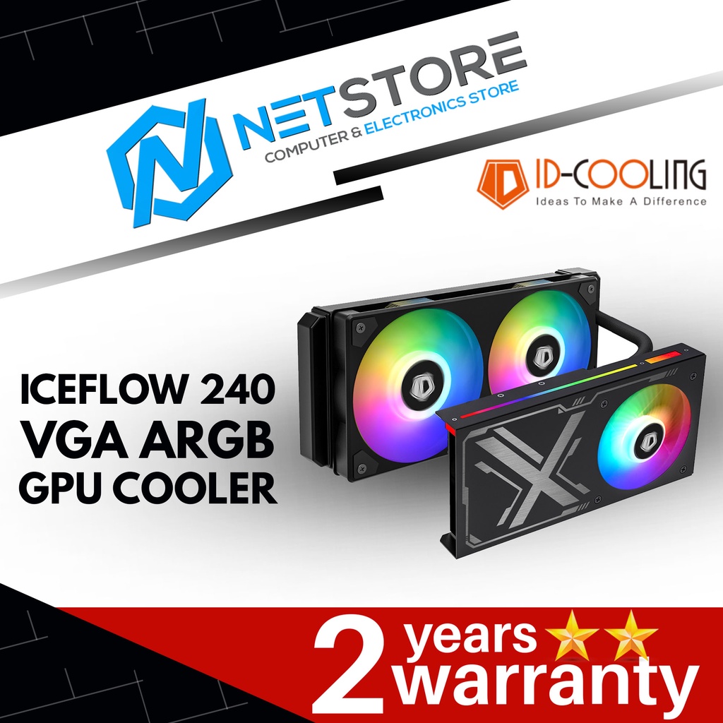 ID-COOLING ICEFLOW 240 VGA ARGB GPU COOLER - ID-CPU-ICEFLOW240-VGA-ARGB ...