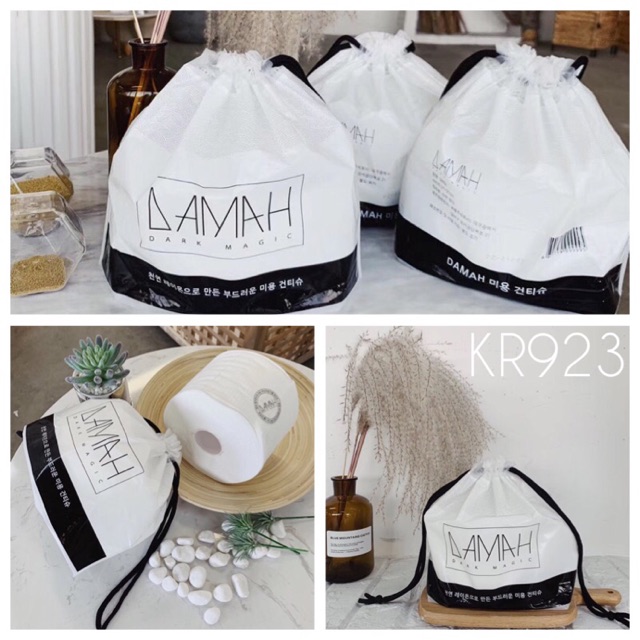 现货//DAMAH CLEANSING TISSUE TOWEL • DAMAH植物蛋白洗脸巾 | Shopee Malaysia