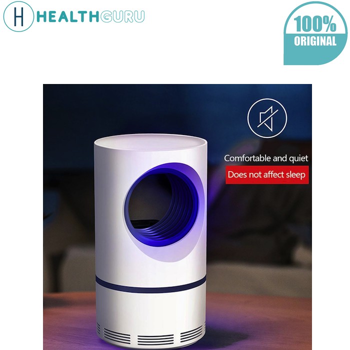 HealthGuru Mosquito Trap Killer Lamp LED Mosquitoes Repellent Portable Purple Vortex Mute ...