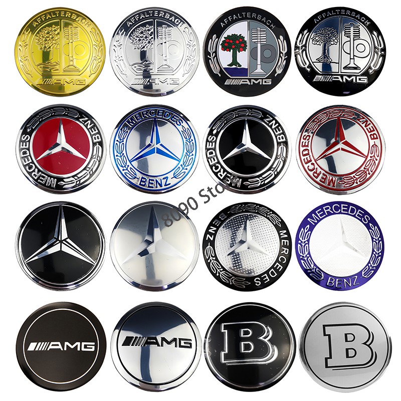 4pcs 56mm Car Wheel Center Hub Cap Sticker Auto Wheel Emblem Badge ...