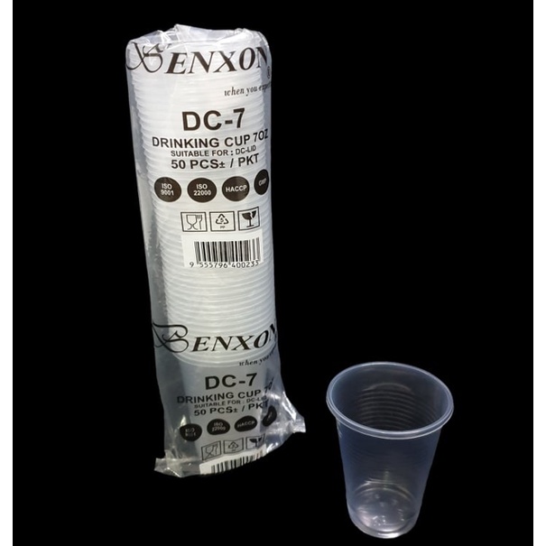 7oz PP Cup [ 50pcs ] BENXON DC 7 - 200ml Disposable Plastic Cup - Party ...