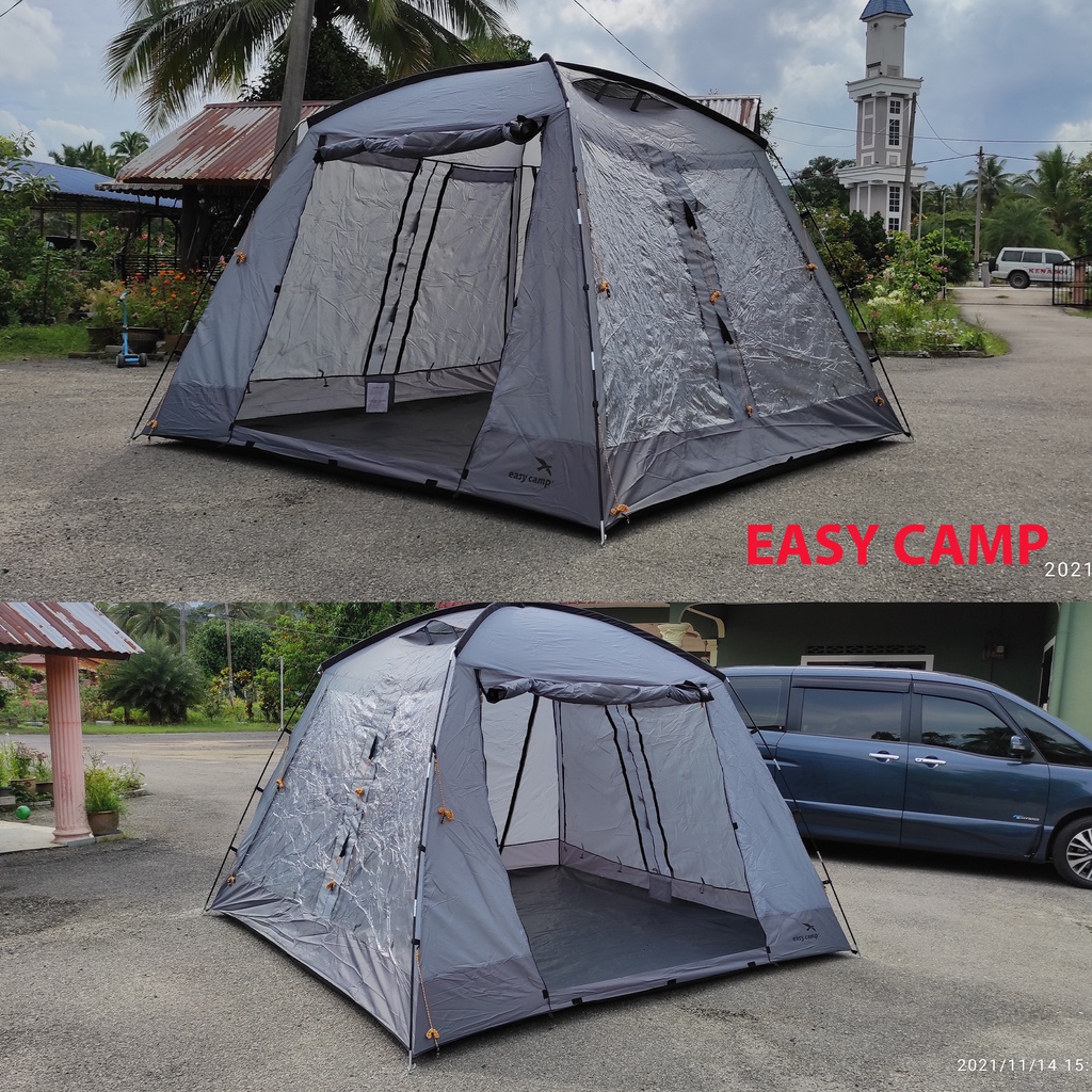 10 Pax Camping Tent Khemah Camping Outdoor Tent Family Tent Easy Camp ...