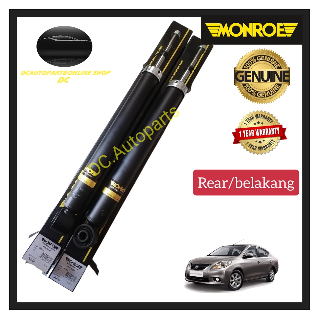 MONROE OESPECTRUM NISSAN ALMERA N17 REAR SHOCK ABSORBER | Shopee Malaysia