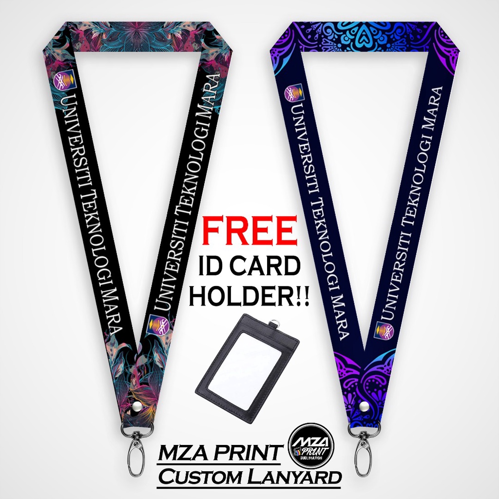 [ Ready Stock ] 4 DESIGN UiTM Universiti Teknologi MARA LANYARD + FREE ...