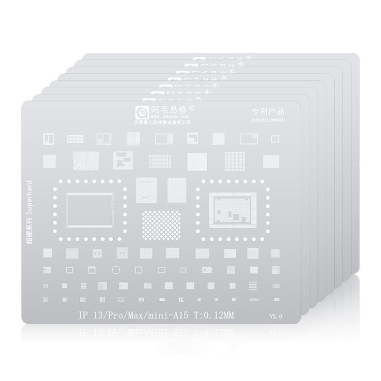 AMAOE BGA Stencil For 6 6Plus 6S 6SP 7 7P 8 8P X XS MAX XR 11 12 13 PRO ...