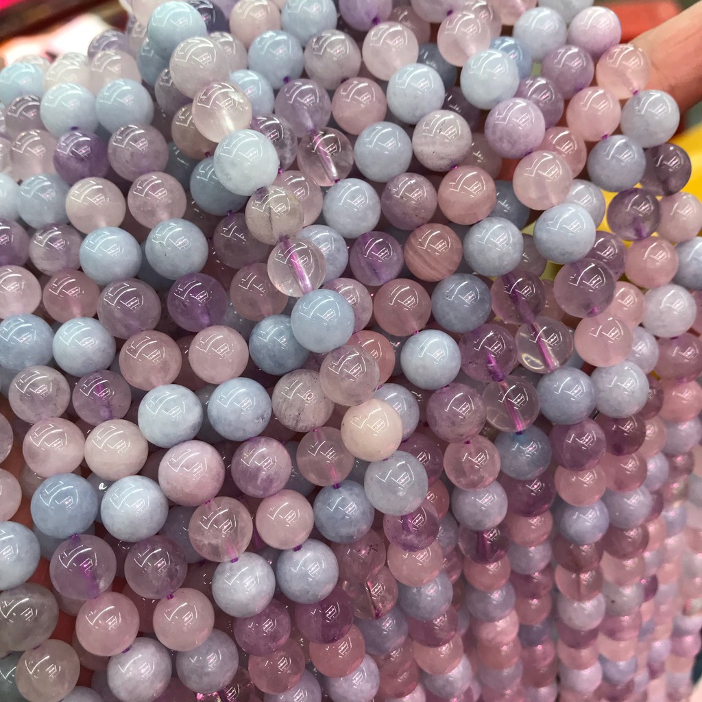 Morganite Purple Morgan Stone Ball Natural Crystal Semi-product Sanzhu ...