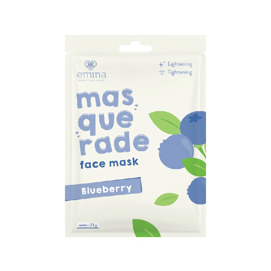 EMINA Masquerade Face Mask Blueberry 1s(W) | Shopee Malaysia