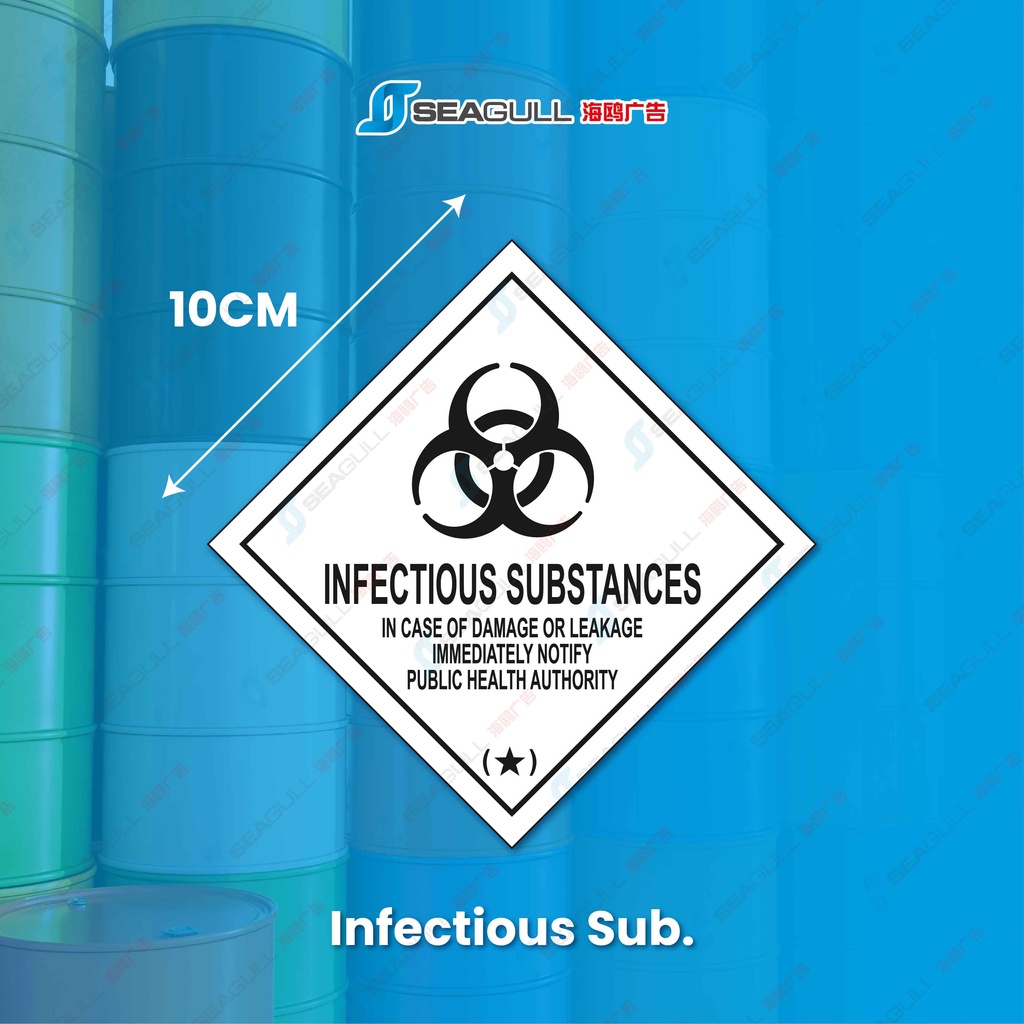 Flammable Sticker Schedule Waste Sticker Explosive Substances Danger ...