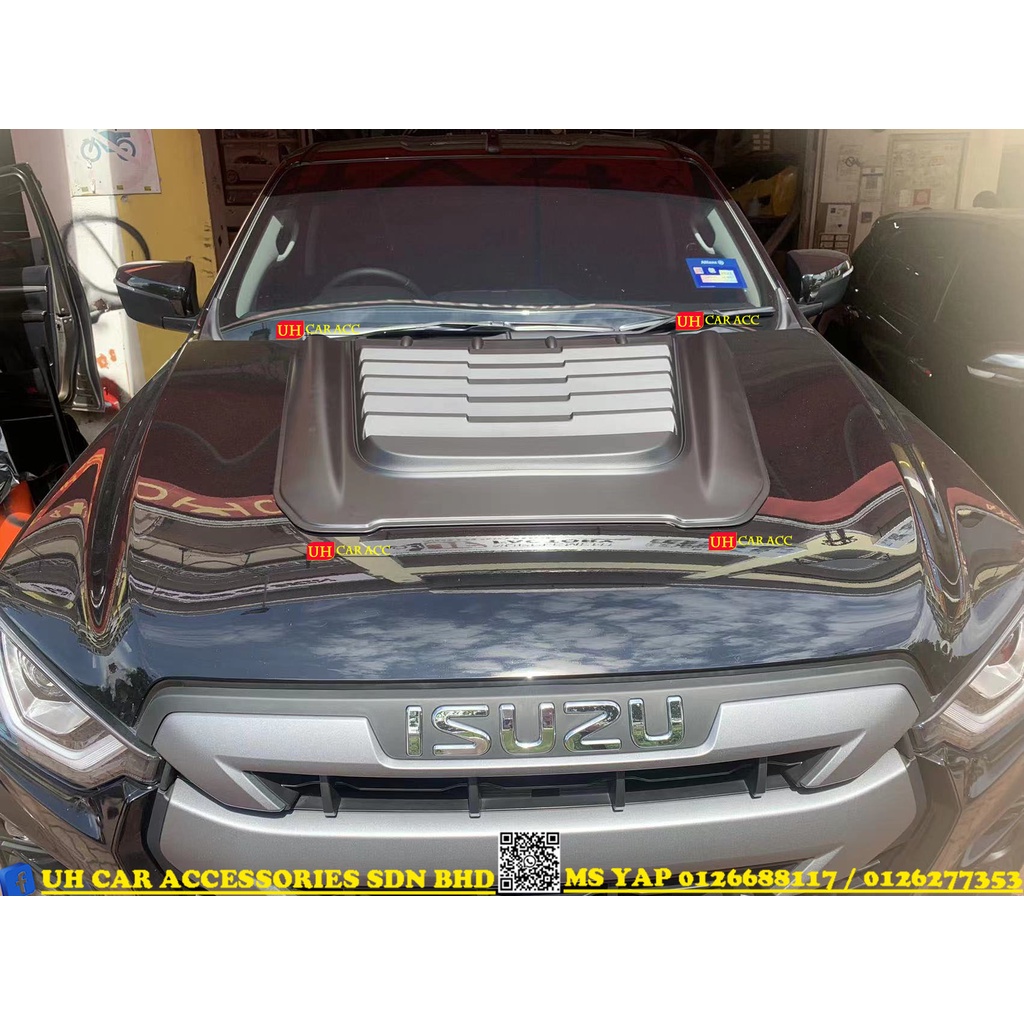 Isuzu dmax d-max 2020-2022 abs front bonnet bonet hood scoop | Shopee ...