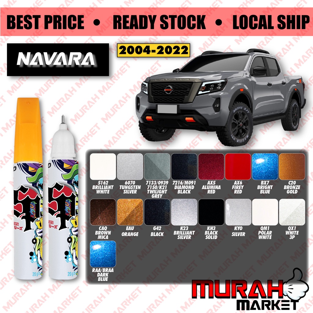 Touch Up Pen Nissan Navara Original Color Liquid Paper Brush Repair ...