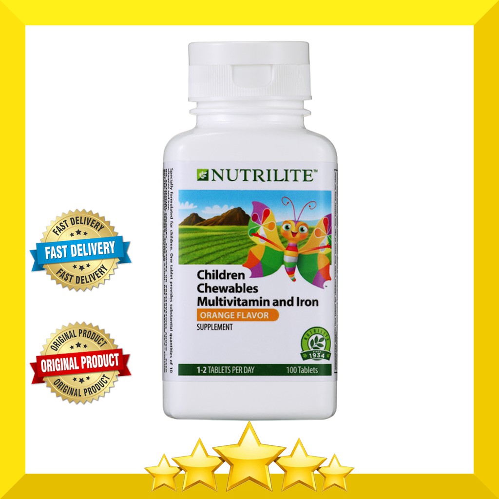 Chewables Multivitamin and Iron Supplement (100 tab) | Shopee Malaysia