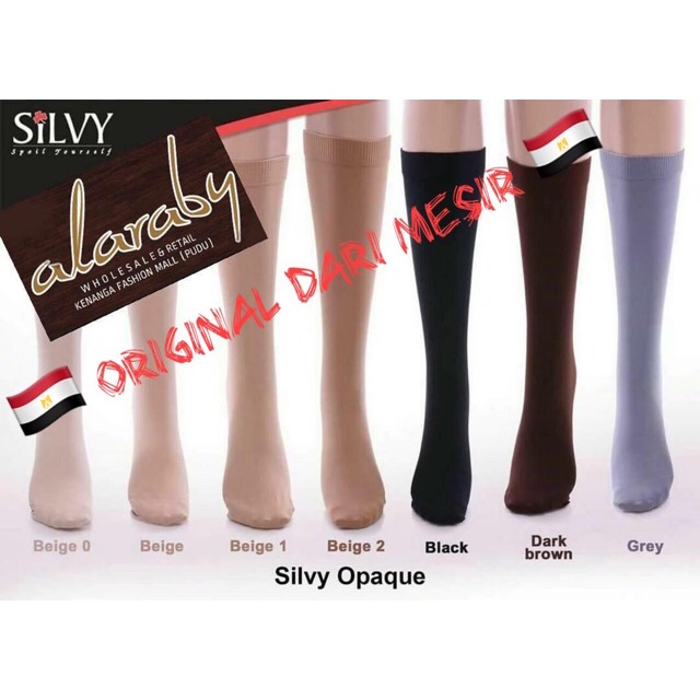 Silvy Original PANJAG & PENDEK Mesir Stokin stoking Muslimah socks ...