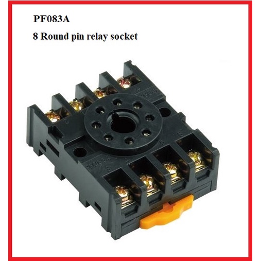 Cpe Pf083a 8 Pin Relay Socket Round Socket Base Shopee Malaysia
