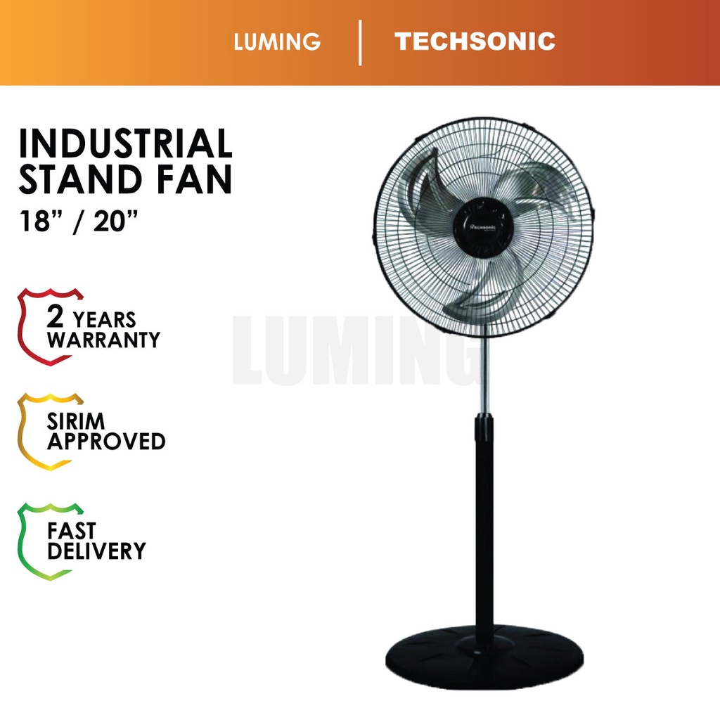 LMG_SIRIM Industrial Stand Fan 18" 20" Techsonic Heavy Duty Extra ...