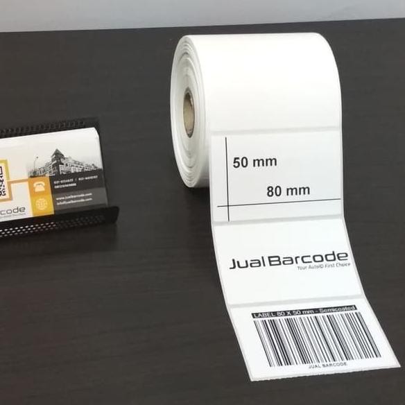 Best, BARE LABEL 80x50-80x50mm - 80x50mm (1Line) - SEMICOATED LABEL ...