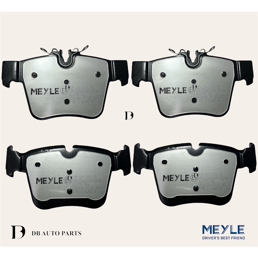MEYLE MERCEDES BENZ C-CLASS W205 GLC X253 W253 AMG C43 REAR BRAKE PADS ...
