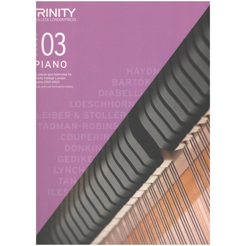 TRINITY Grade 3 Piano Pieces -2021-2023 | Shopee Malaysia