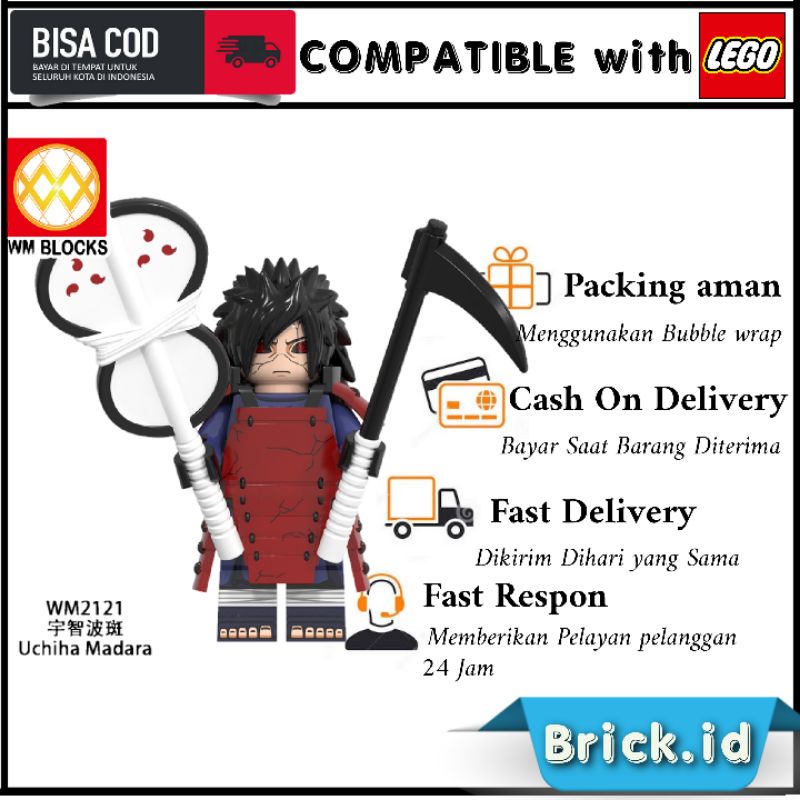 Lego naruto figure madara akatsuki Kids Toys real picture | Shopee Malaysia