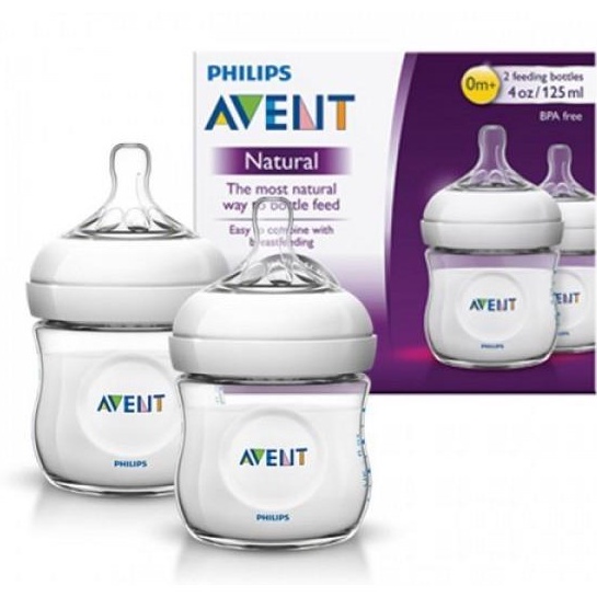 Botol Susu Avent NATURAL 2oz / 4oz / 9oz / 11oz [💯Original] Philips ...