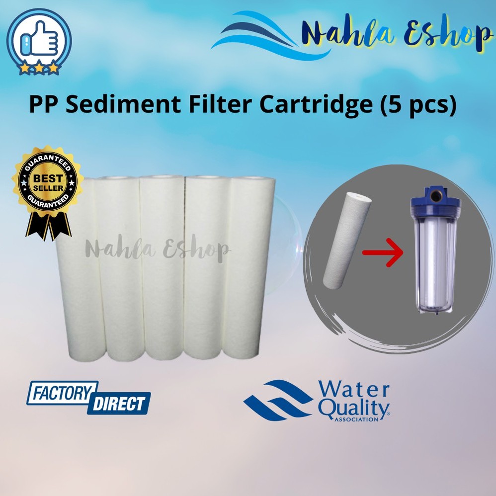 5 micron PP Filter Cartridge (5pcs) | Shopee Malaysia