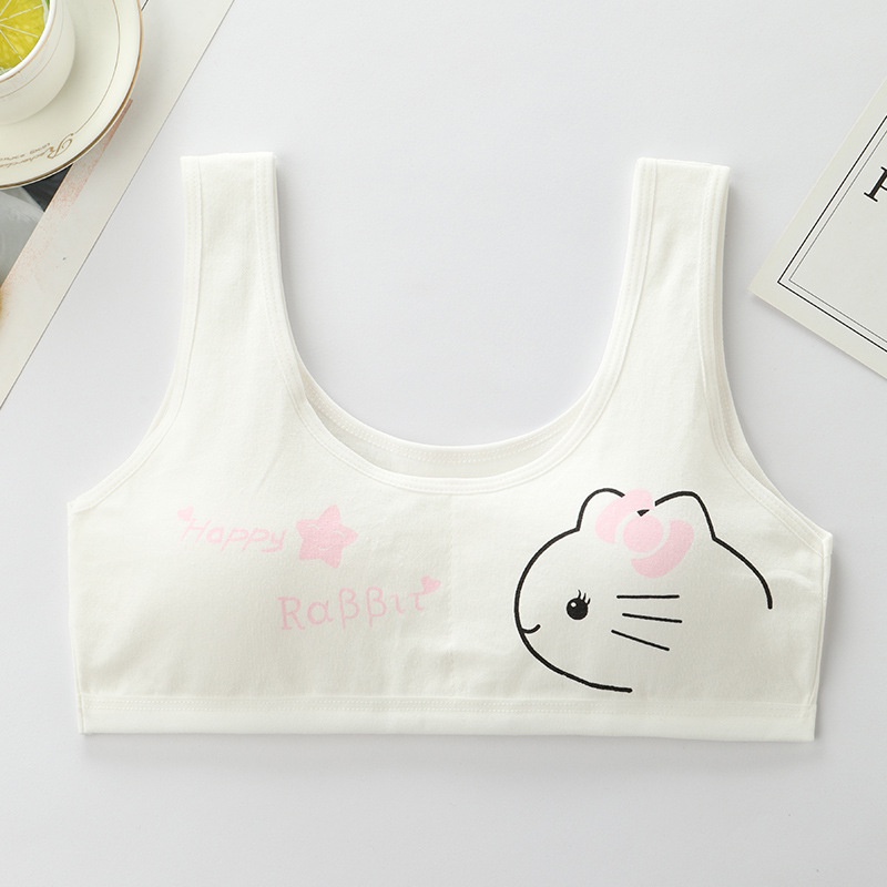 8-16 Baby Bra Girls Cute cat Training Bra Teenagers Girl Student Vest ...