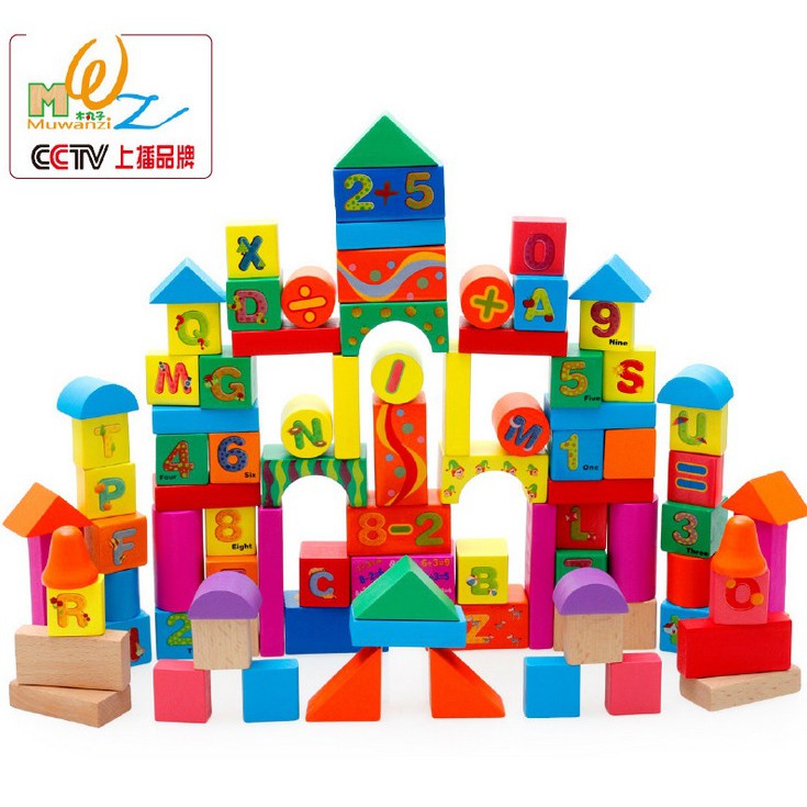 Educational Wooden Blocks 100 pcs (READY STOCK) | Shopee Malaysia