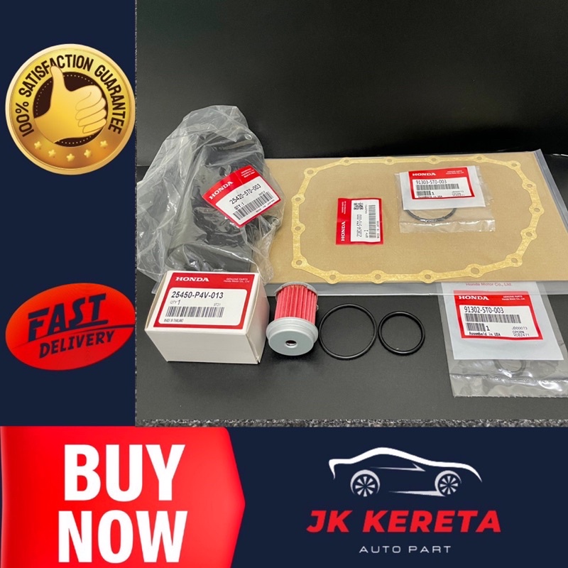 ORIGINAL AUTO TRANSMISSION FILTER KIT SET / AUTO FILTER SET CVT HONDA ...